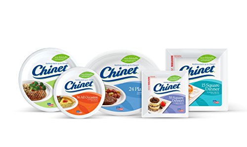 Chinet Premium Paper Platters, 12-Count Package (Pack of 12)