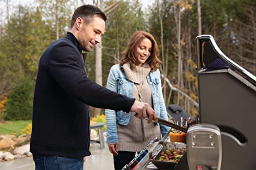 Napoleon PRO665RSIBNSS-3 Prestige PRO RSIB Natural Gas Grill, 665 sq.in. + Infrared Side and Rear Burners, Stainless Steel