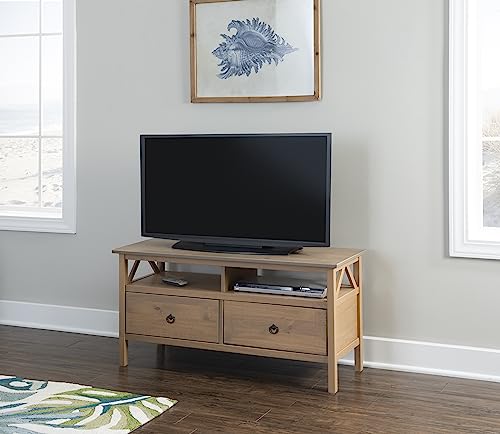 Linon Titian Driftwood TV Stand
