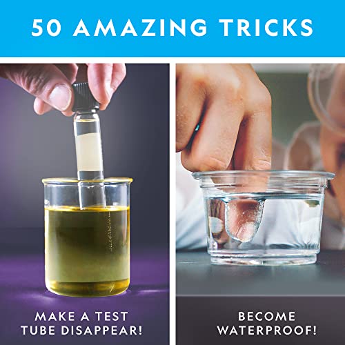NATIONAL GEOGRAPHIC Science Magic Kit β Science Kit for Kids with 50 Unique Experiments and Magic Tricks, Chemistry Set and STEM Project, A Great Gift for Boys and Girls (Amazon Exclusive)