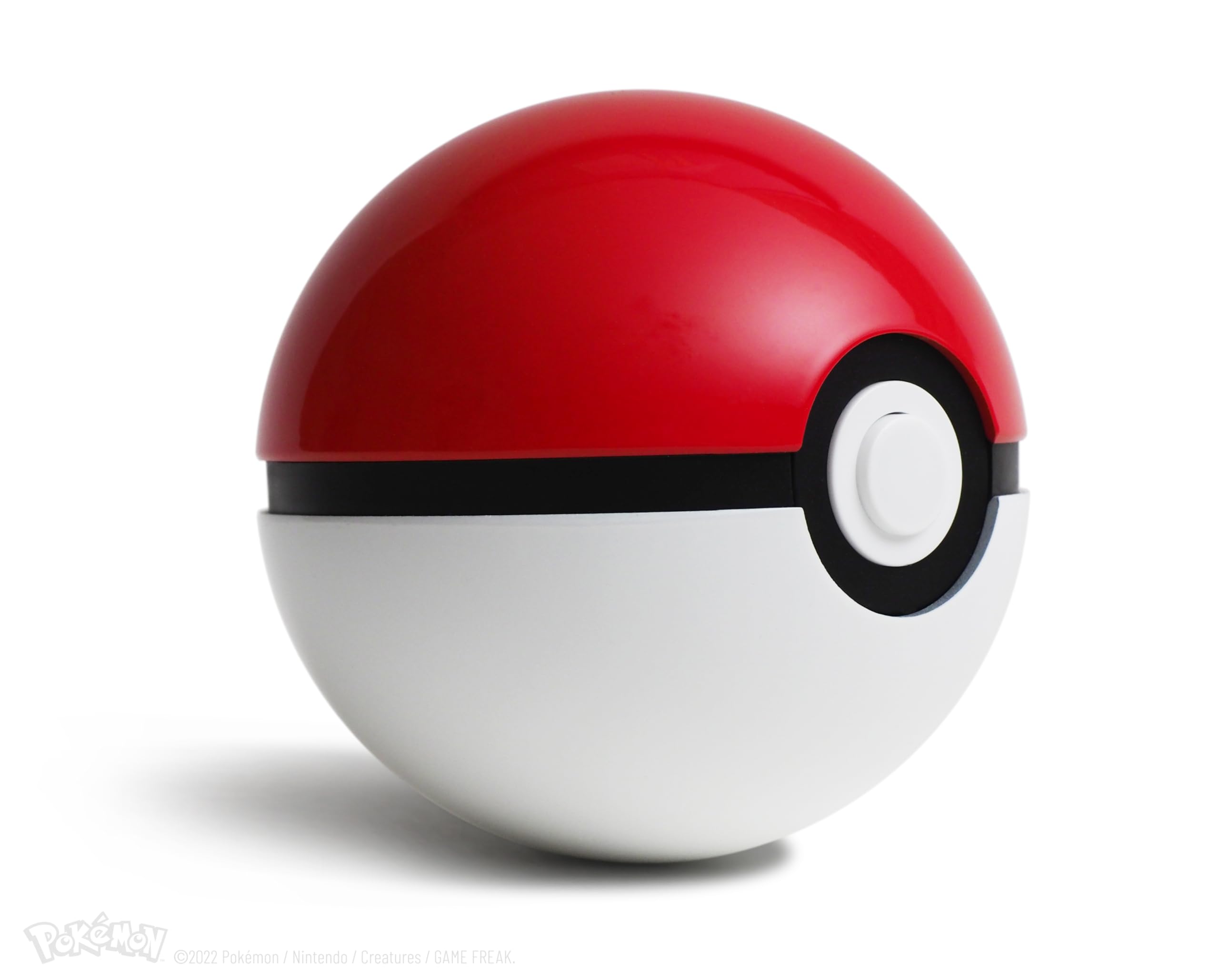 The Wand Company Pokémon Poké Ball Authentic Replicas - Realistic, Electronic, Die-Cast Poké Ball with Display Case Light Features (Original Poké Ball)