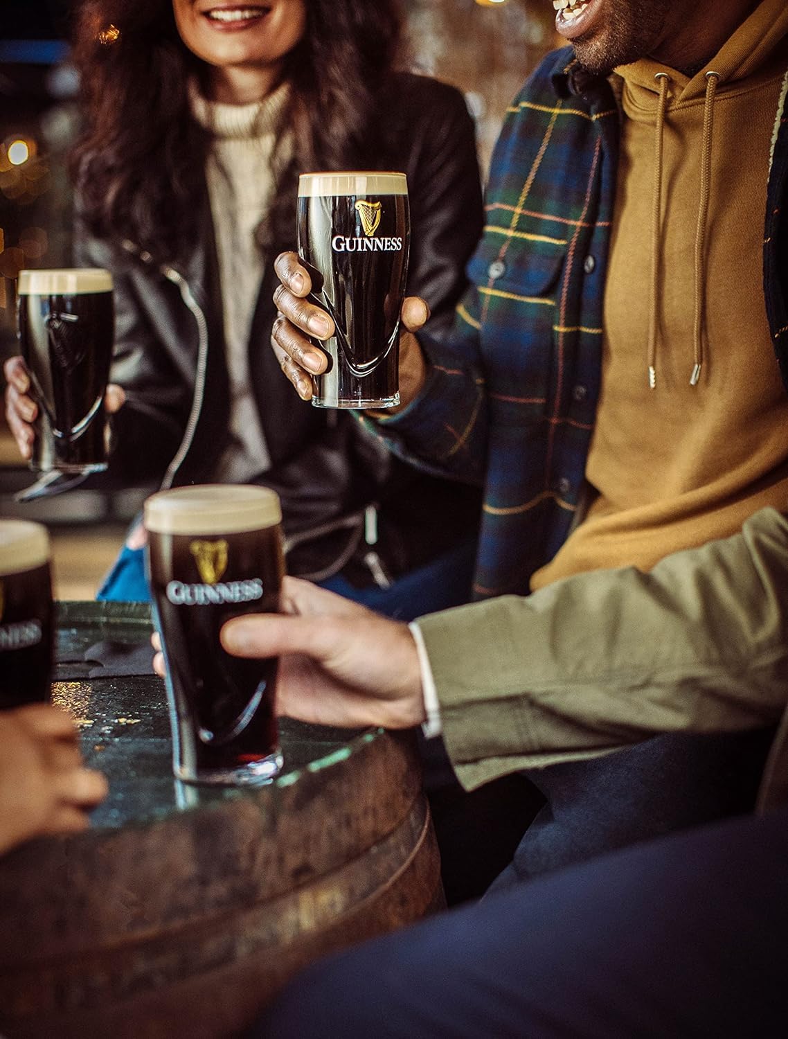 Guinness Nitrosurge Device With 20oz Gravity Pint Glass Giftset, Stout Beer, Perfect Pub Pour At Home Gift, Rechargeable Nitro Surge Guinness Device