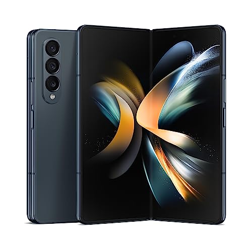 SAMSUNG Galaxy Z Fold 4 Cell Phone, Factory Unlocked Android Smartphone, 256GB, Flex Mode, Hands Free Video, Multi Window View, Foldable Display, S Pen Compatible, US Version, 2022, Gray Green