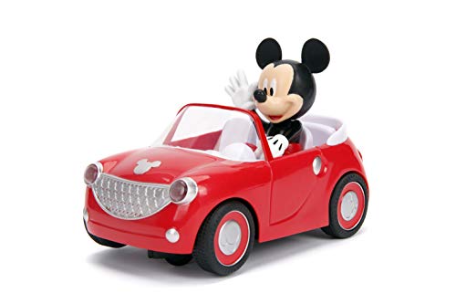 Jada Toys Disney Junior Mickey Mouse Clubhouse Roadster RC Car Red, 7"
