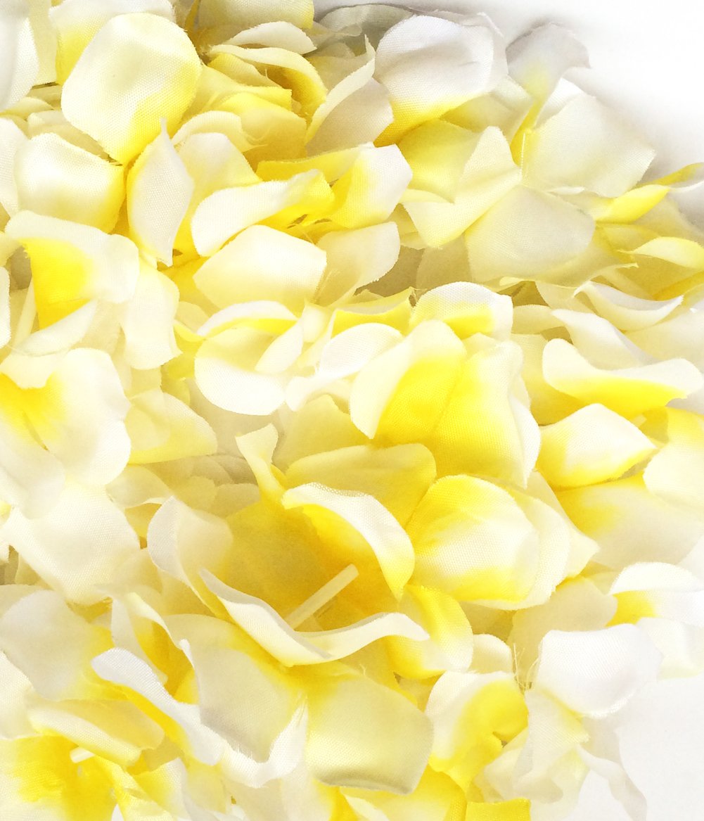 LITTLE FEATHER Large White Flower Leis for Tropical Hawaiian Luau Bridal Shower Party Favors,Pack of 6Pcs
