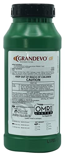 Grandevo CG Bioinsecticide, Insecticide for Mites, Aphids, Thrips, Whiteflies, Mealybugs, Spotted Wing Drosophila and More, on Grapes, Potato, Tomato, Strawberry, etc. (4, Pound)