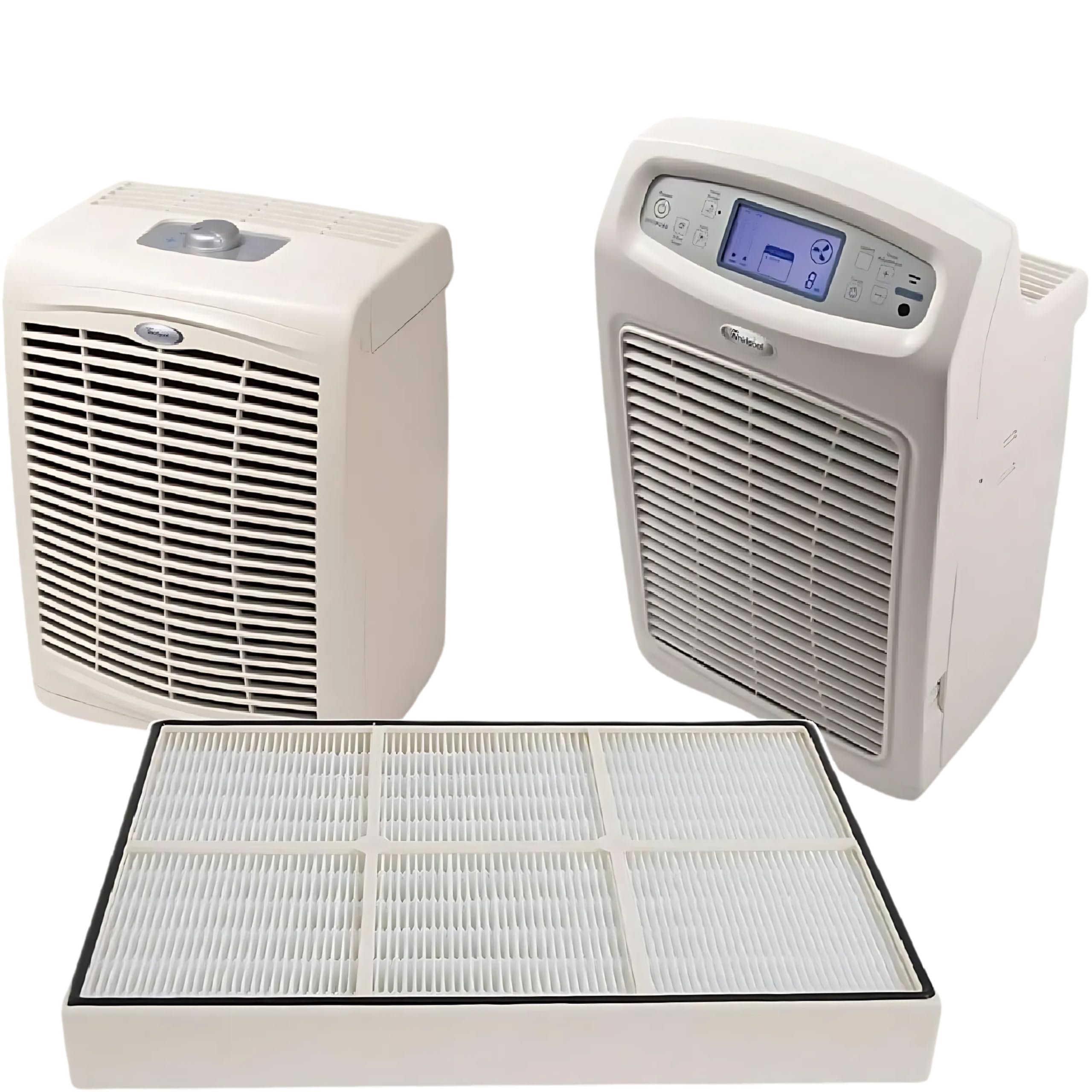 Nispira True HEPA Filter (Small) with 4 Pre-Carbon Filters Compatible with Whirlpool Whispure Air Purifier Models AP150 AP250 AP25030K APR25530L Compared to Part # 1183051 1183051K Small Filter. 1 Set