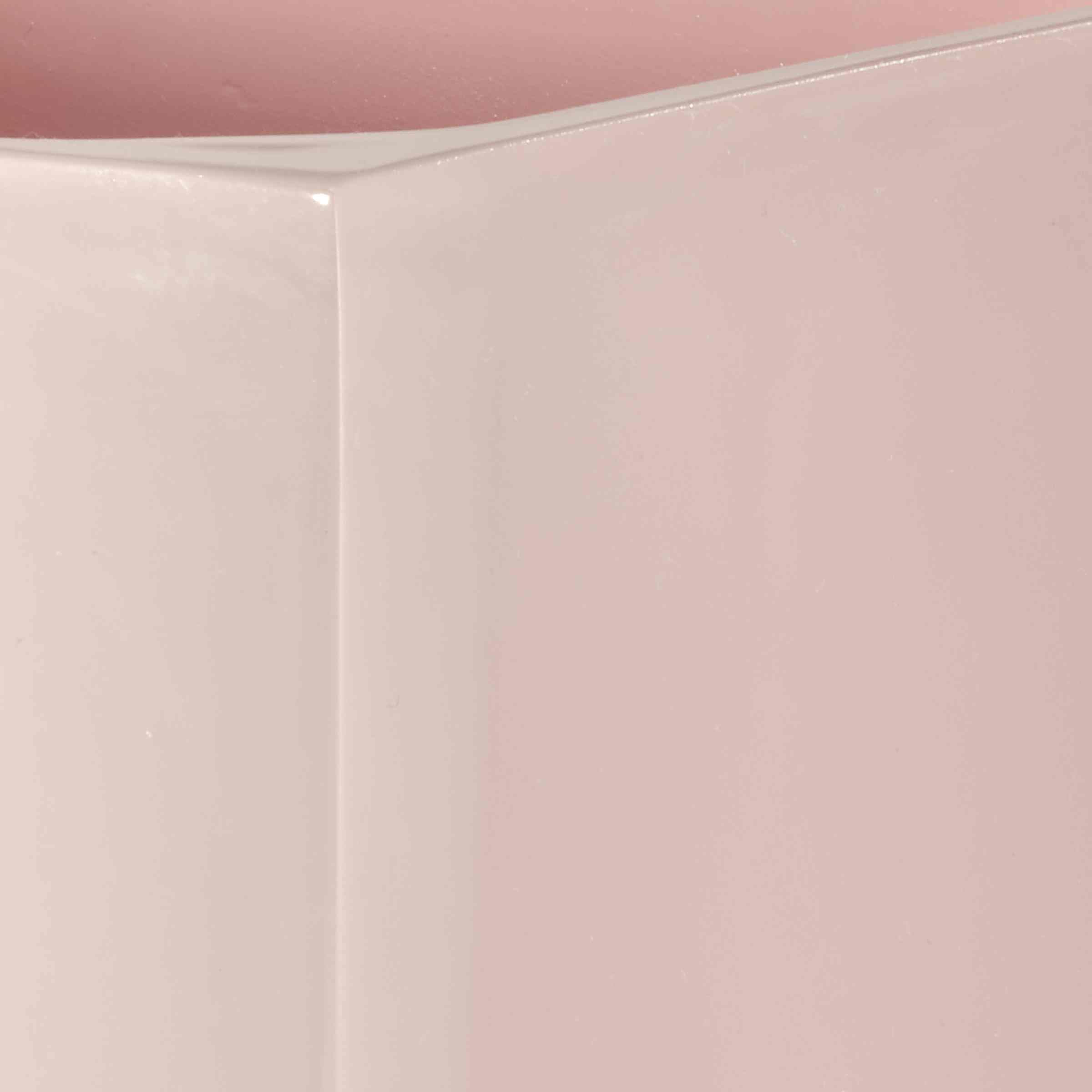 IZOD - Wastebasket, Decorative Trash Can, Resin Home Accessories, Guest Bathroom Essentials (Marina Collection, Pink)