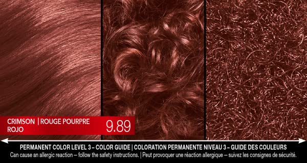 Schwarzkopf Keratin Color, Color & Moisture Permanent Hair Color Cream, 9.89 Crimson