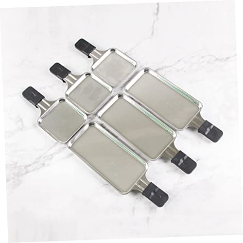 Hemoton 12 Pcs Round Serving Tray Food Trays Round Baking Pan 9x9 Baking Pan Kitchen Baking Pan Baking Steel Stainless Steel Stainless Steel Bread Pan Metal Pan Rectangle Bakeware Oven