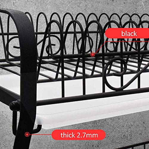 SDGH Dish Rack - Tier Dish Drying Rack Stainless Steel Counter Dish Drainer Rack with Drainboard