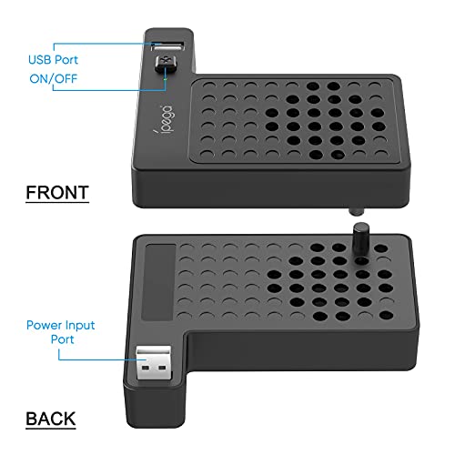 Cooling Fan for Xbox Series X Console, Game Console Cooler Cooling System Accessories with External USB Port for Xbox Series X