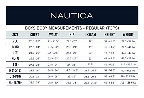 Nautica Boys' Long Sleeve Sensory-Friendly Fleece Full Zip Hoodie, Navy, 4