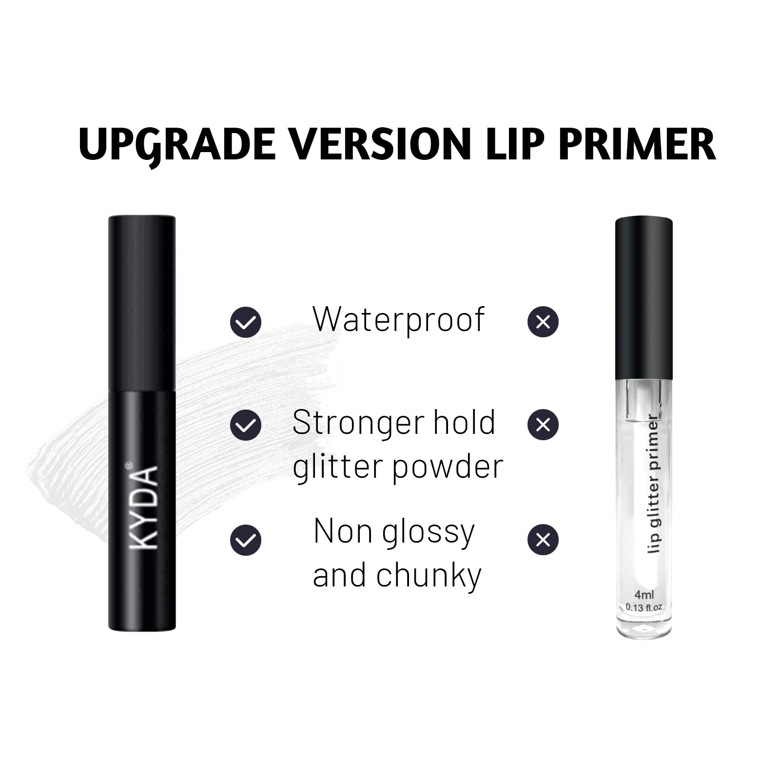 FREEORR 3 Colors Glitter Lip Kit, Diamond and Glitter Metallic Lip Powder with Lip Primer, Waterproof Long Lasting & Smudge Proof, Upgrade Version Glitter Lip Cosmetic without Sticky Flake Off Set B