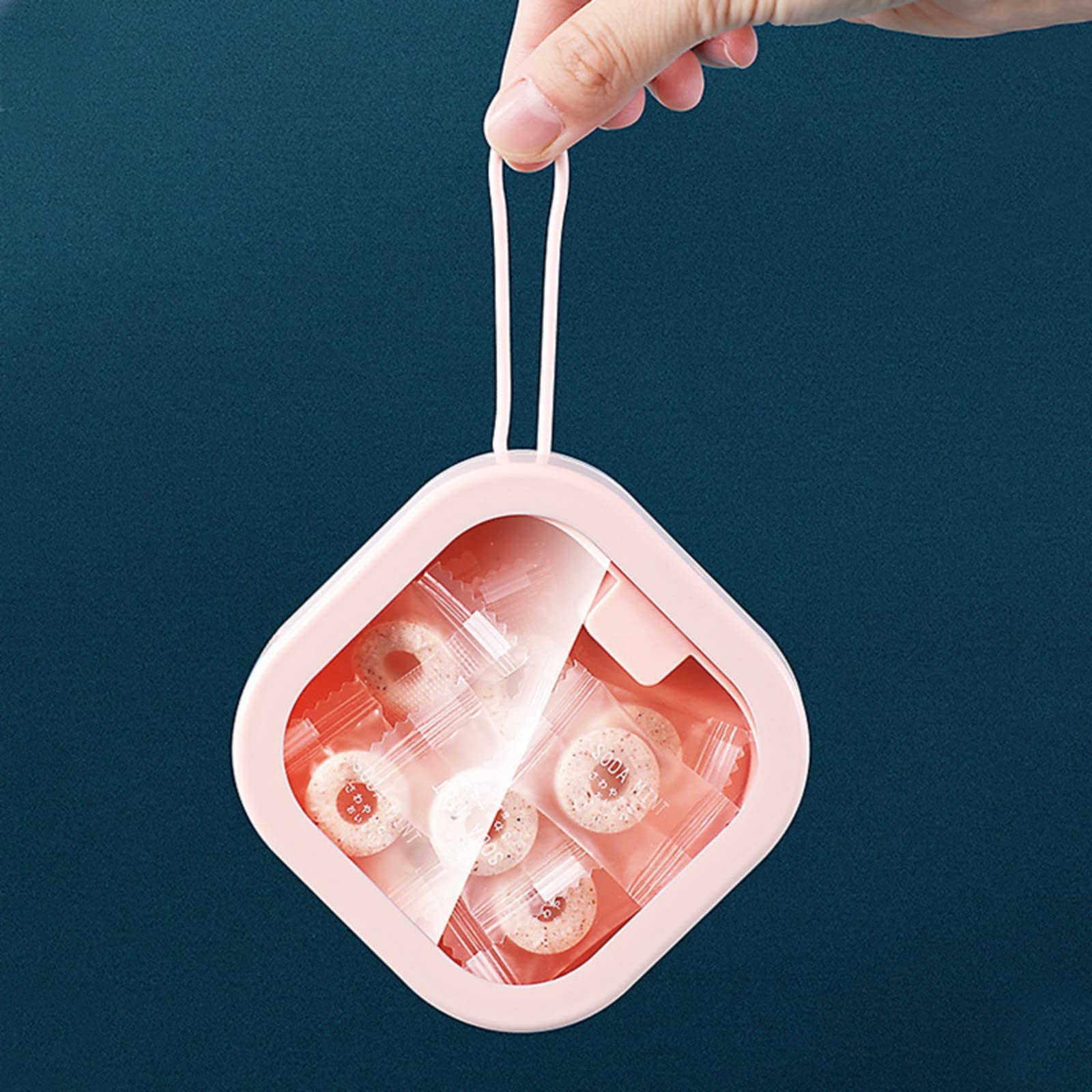 LONG XIN SERIES 2 Pcs Mini Storage box Jewelry Box Portable Easy Carry Drawer Container Travel Box Organizer Cosmetic Cotton Hair Clip Storage Box for Storage Items