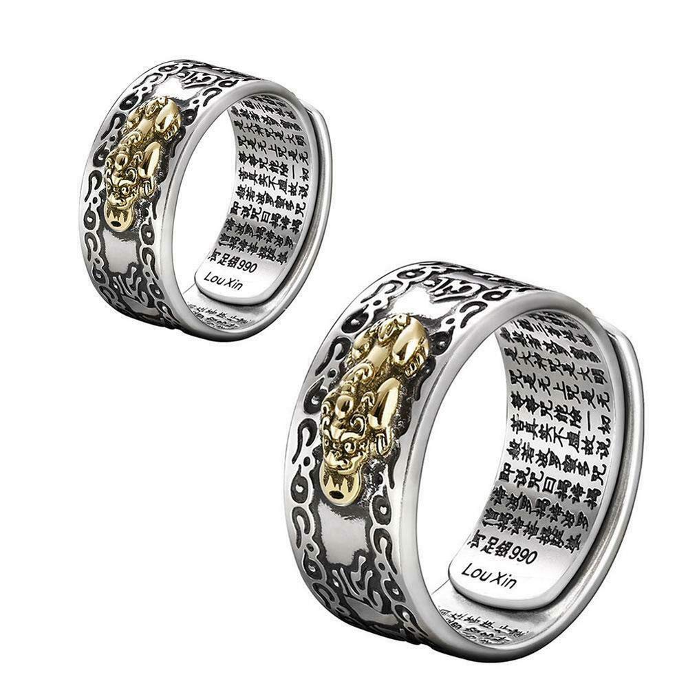 Dragon Honor Feng Shui Pixiu Mantra Ring - Original Quality