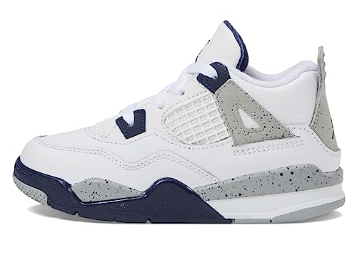 Jordan Jordan 4 Retro (Infant/Toddler) White/Midnight Navy/Light Smoke Grey 9 Toddler M