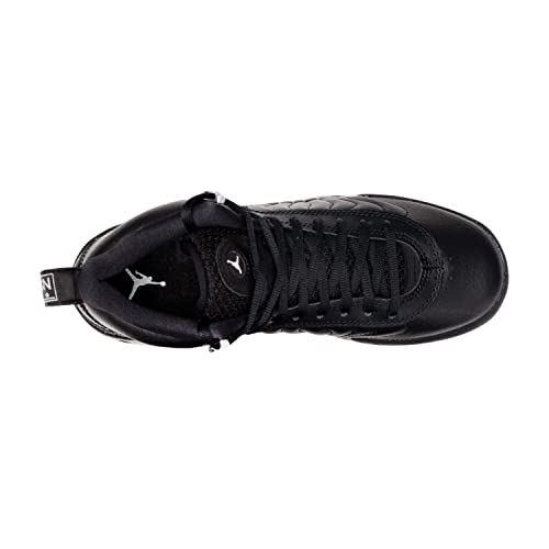 Jordan Jumpman Pro Big Kids Shoes Size-4 Black/White-Metallic Silver