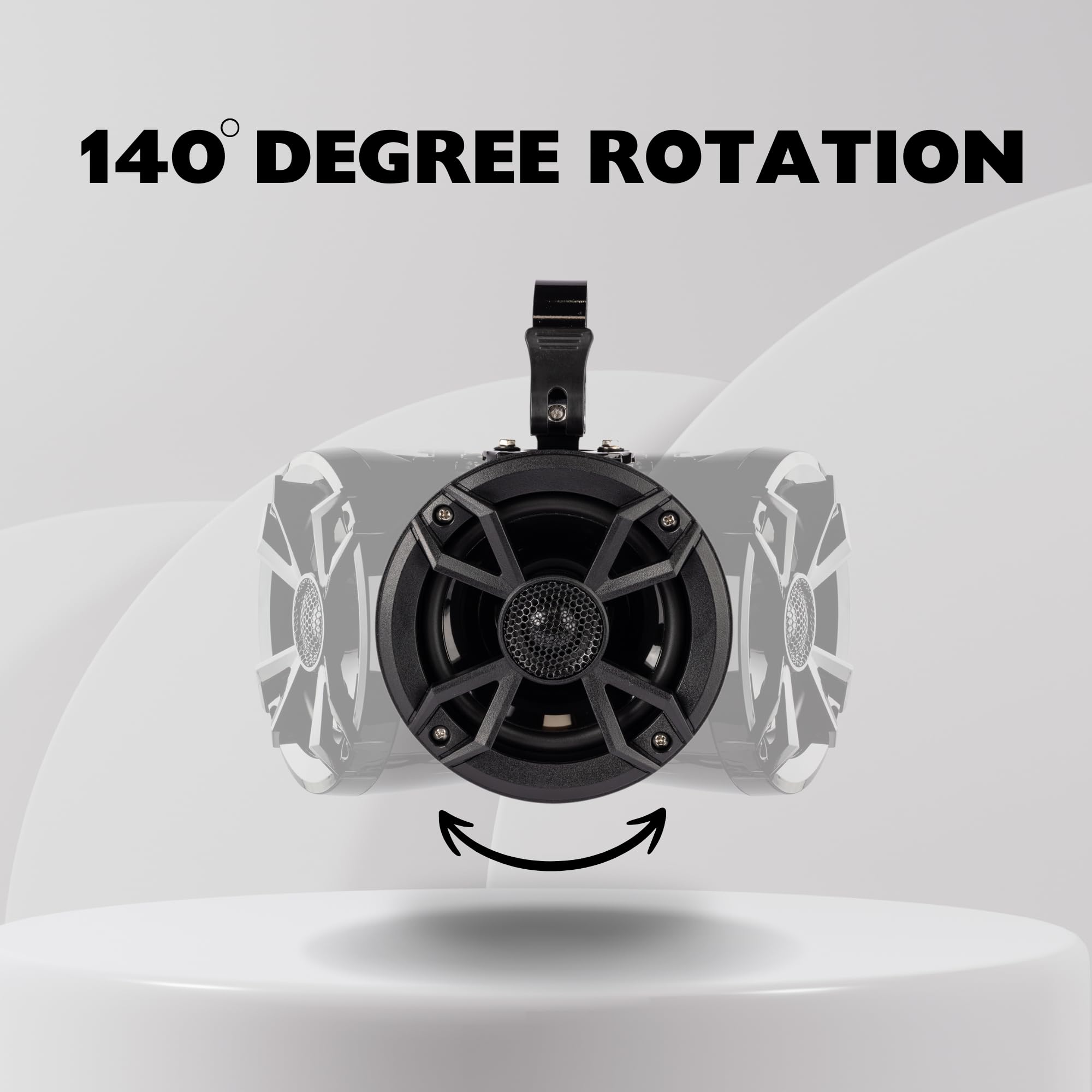 NOAM NUTV5 - Marine Bluetooth ATV/Golf Cart/UTV Speakers Stereo System