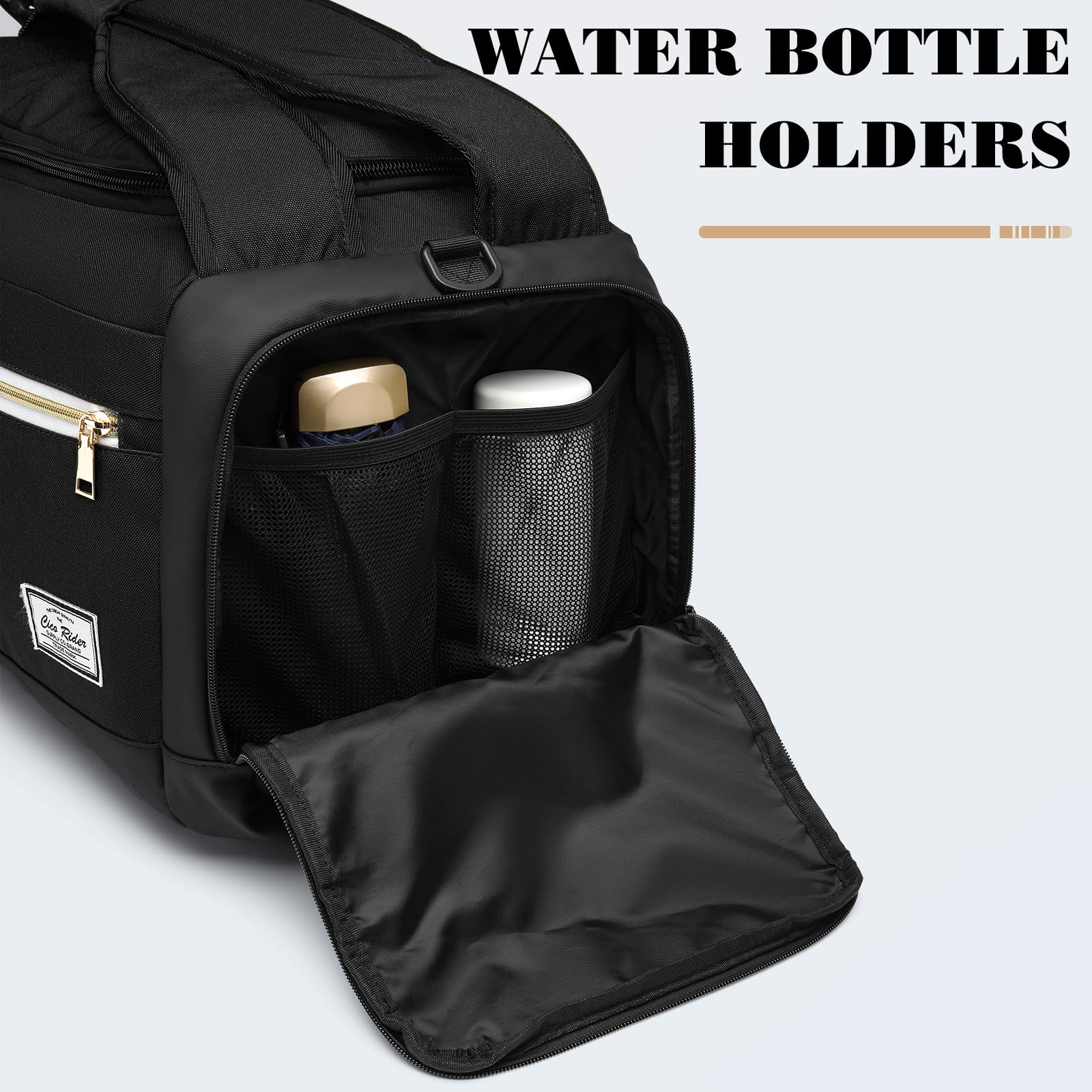 Cico Rider Gym Duffle Bags for Men with Shoe Compartment Wet Pocket 3-Way Large Sports Duffel Bag Backpack