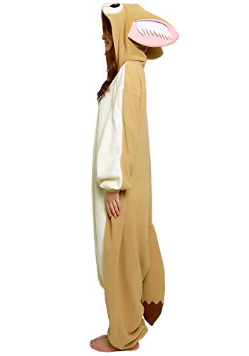 SAZAC Fennec Fox Kigurumi - Onesie Jumpsuit Halloween Costume (X-Large)