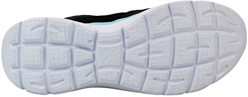 Skechers Women's Summit New World Black/Light Blue Sneaker 10 M US