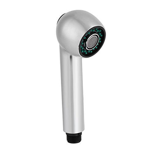 Faucet Sprayer Head, Kitchen Bathroom Pull Out Sink Faucet Nozzle 2 Functions Pull Down Tap Nozzle Spout G1/2 Straight Thread High Flow Shower Head Replacement Part Hot for Personal Hygiene