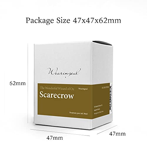 Scarecrow - The Wonderful Wizard of Oz Literature Ink Set_Bottled Ink Fountain Pen Dip Pen Writing Instrument Calligraphy Drawing