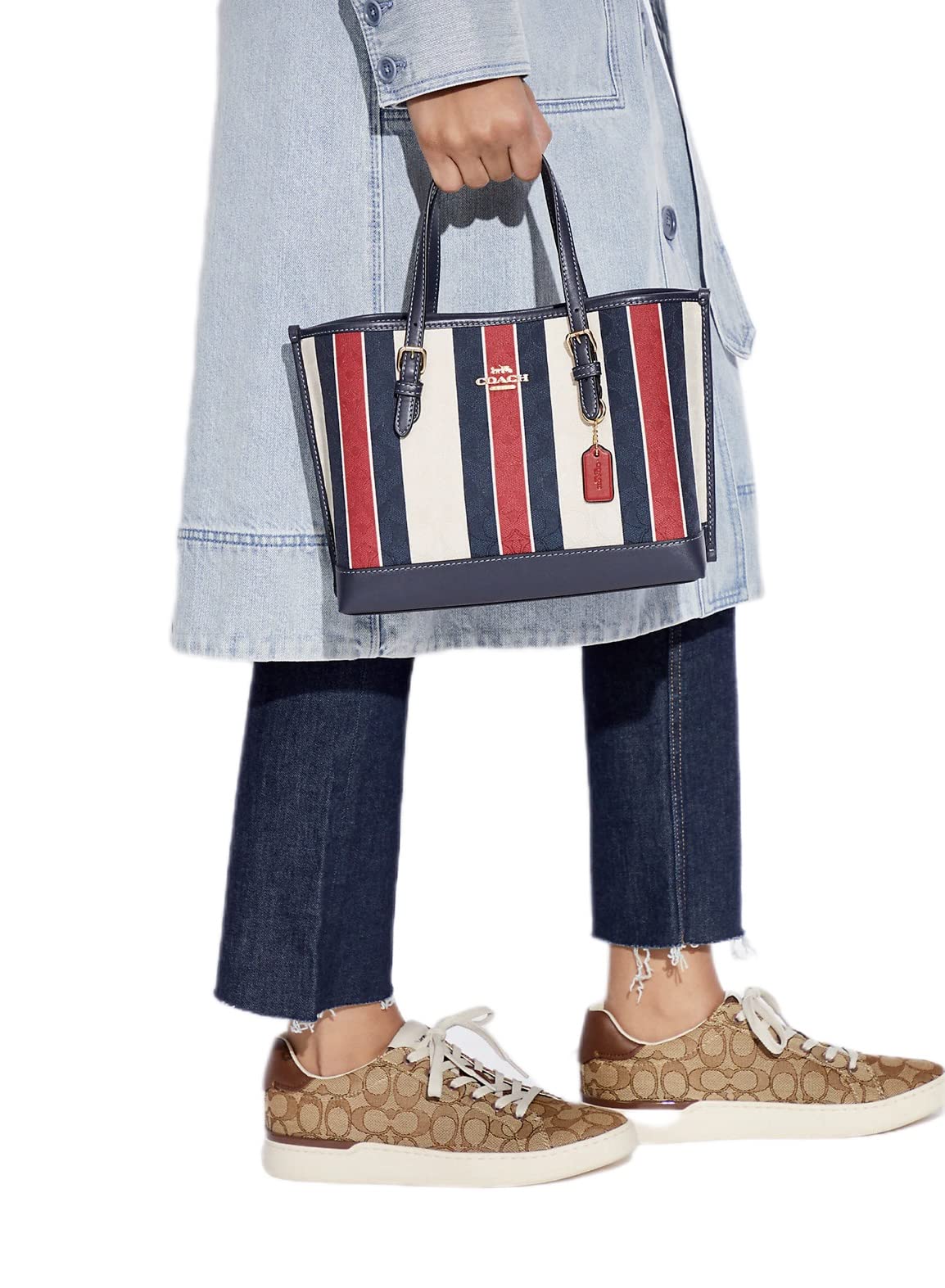 COACH Womens Mollie Tote 25 (IM/Chalk Multi)