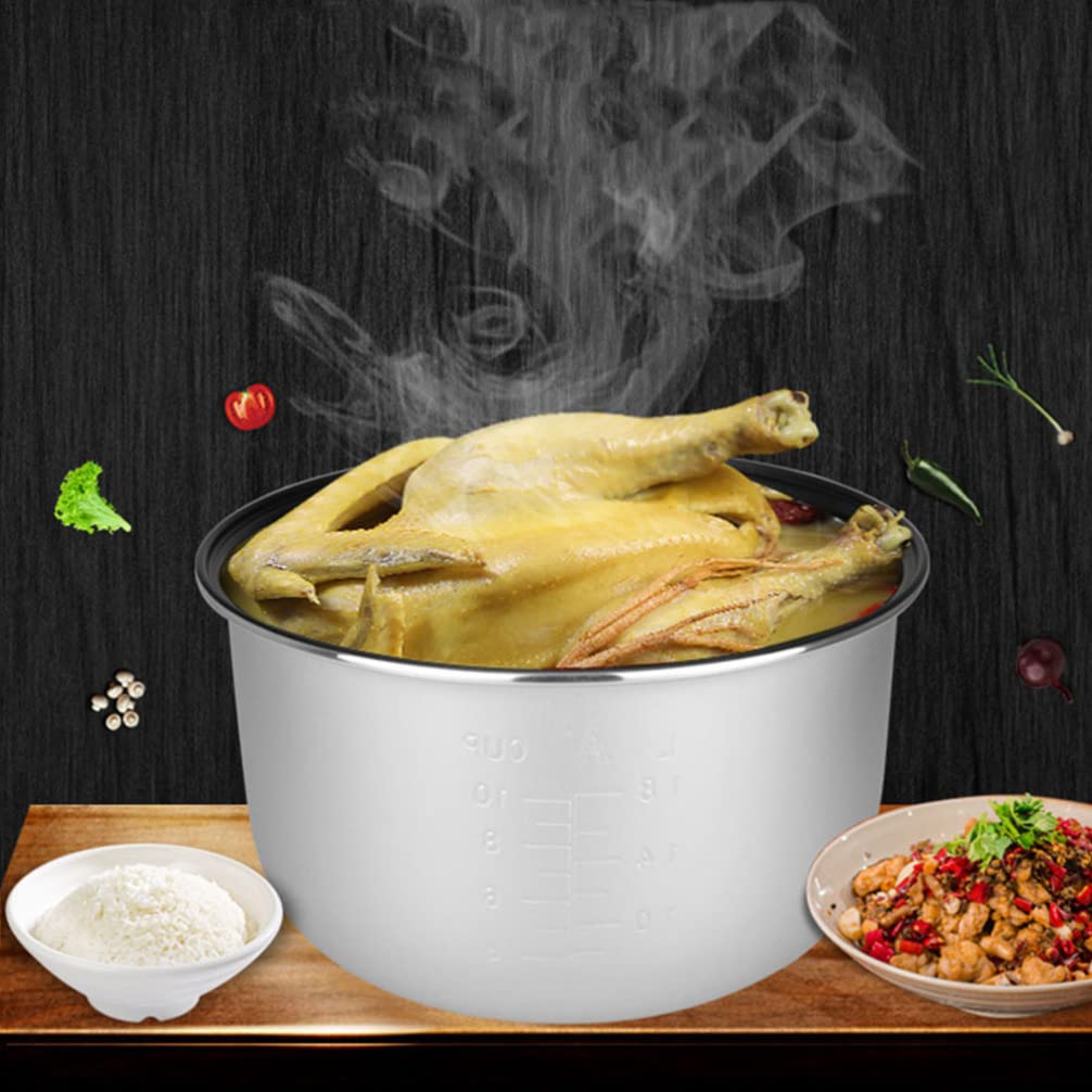 DOITOOL Inside Pot Inner Cooking Pot Rice Cooker Inner Pot Rice Cooker Liner Non- stick Rice Cooking Container Rice Cooker Pot Electric Cooker Accessory Style B Pressure Cooker Inner Pot Rice Cooker Accessories