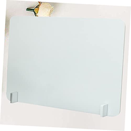 Ciieeo 3pcs Desk Divider Testing dividers Table Privacy Board Privacy Boards Office Desk partition Panels Desk Hutch Office desks Desk Panel Divider tabket Desktop Student Frosted White