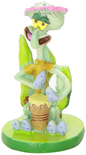 Penn-Plax Officially Licensed Spongebob Squarepants Aquarium Ornament – Squidward (Mini/Small Size) – Perfect for Freshwater and Saltwater Tanks