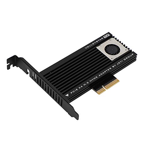 Expansion Card, SSD Converter Adapter Stable and Durable M.2 for NVME SSD Converter Operation with Fan for Solid State Drive Transfer