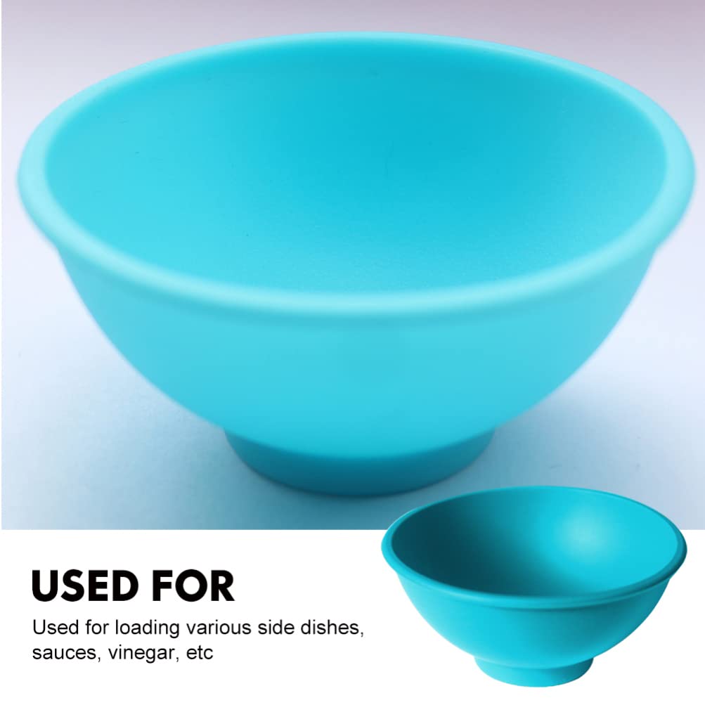 DOITOOL Gift Containers 4pcs Mini Silicone Pinch Bowls Prep and Serve Bowls Multicolor Reusable Snack Dish Condiment Bowls for Sauce Nuts Candy Fruits Appetizer Condiment Containers