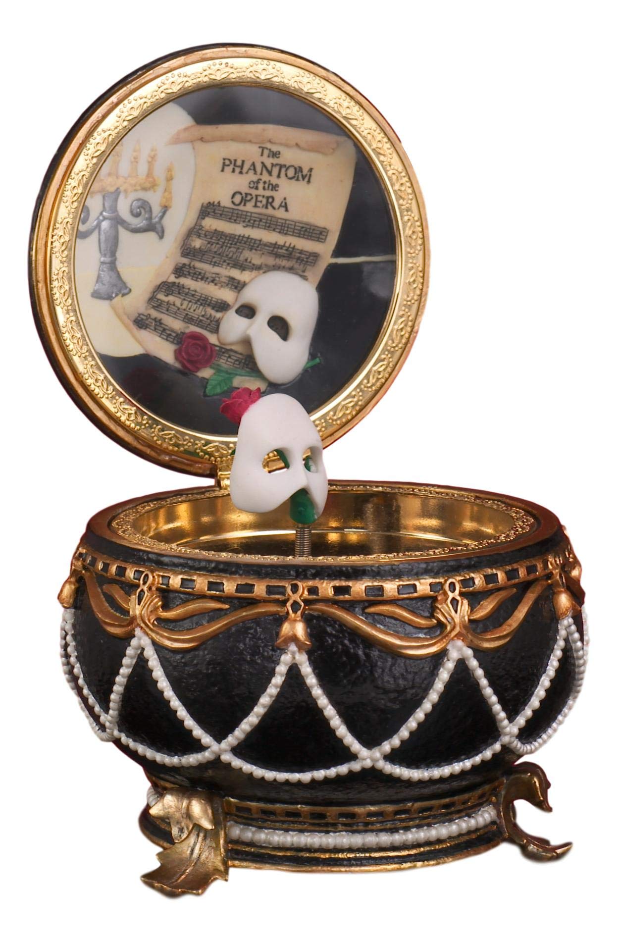 The Phantom of the Operaâą Hinged Musical Trinket Box