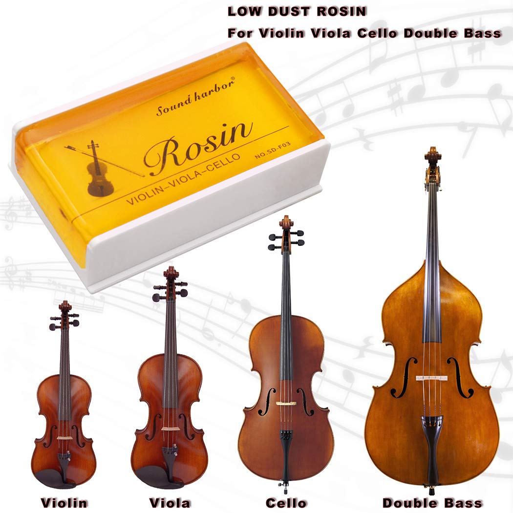 Rosin 2 pack Big size Rosin Natural Rosin for Violin Cello Viola Bows (Yellow)