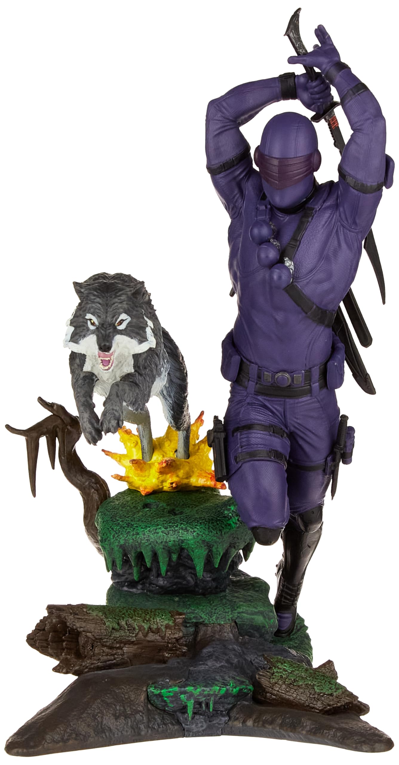DIAMOND SELECT TOYS LLC DCD 40TH GI Joe Gallery Snake Eyes Variant PX PVC Statue