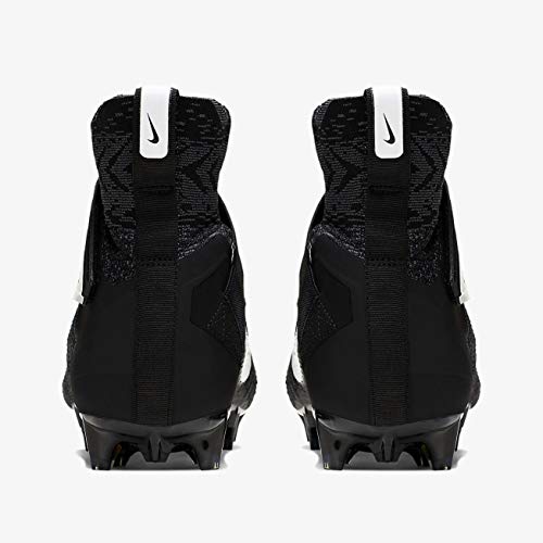 Nike Men's Alpha Menace Elite 2 Football Cleats (Black/White/Dark Grey, Numeric_10_Point_5)