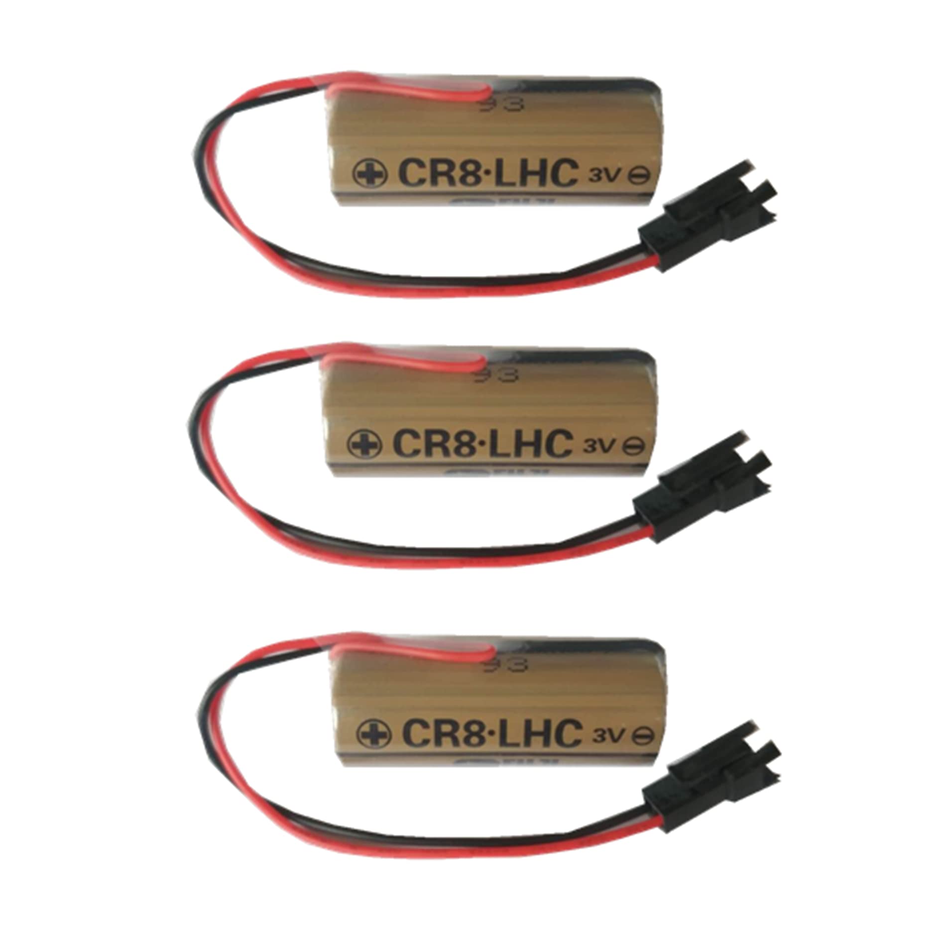 Cr8.Lhc Replacement Battery Fdk Cr8 Lhc 3 Volt Lithium Automatic Flusher Toto Flusher Battery TH559EDV410R 3 PACK Black