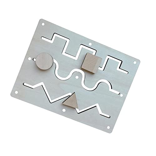 Colcolo Montessori Busy Board, DIY Accessories Education Skill Toys 2-3 Years Toddlers , Style B