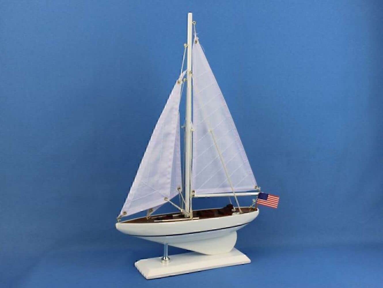 Hampton Nautical Intrepid Sailboat, 16"