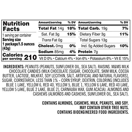 Kar’s Nuts Sweet ‘N Salty Deluxe Trail Mix, 1.5 oz Individual Snack Packs – Bulk Pack of 18, Gluten-Free Snacks