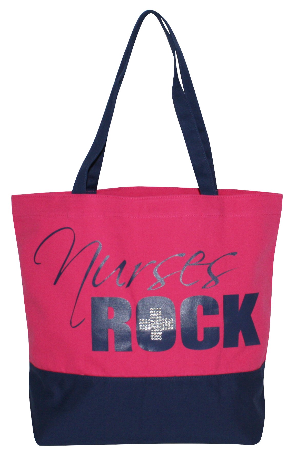 Nurses Rock Tote (Hot Pink)