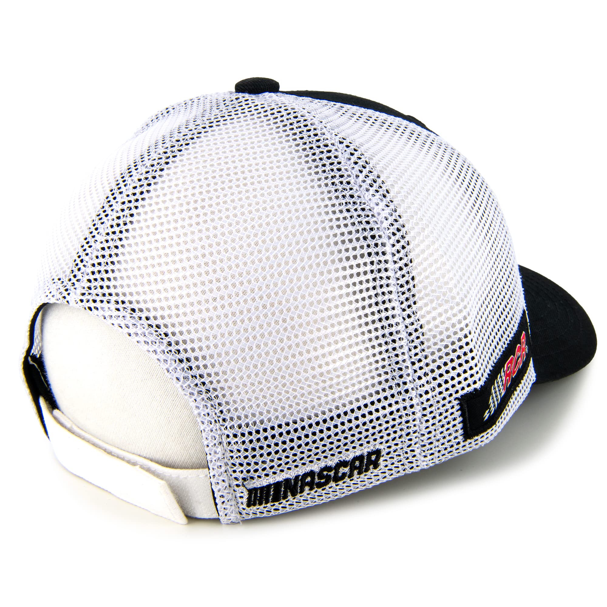 Checkered Flag Sports Kyle Busch Big Number 8 White Mesh Hat Black/White