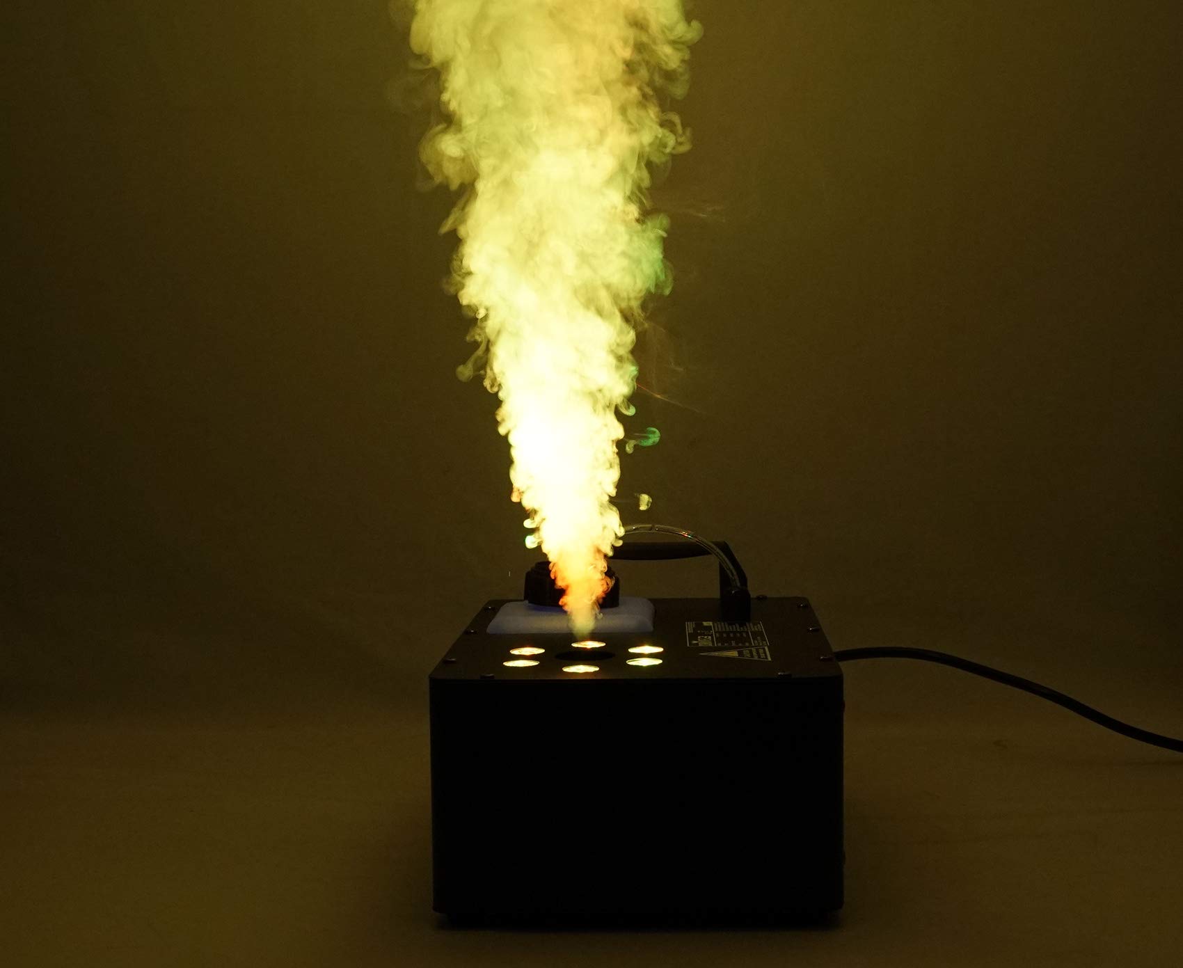 Chauvet DJ Geyser T6 Fog Machine Fogger, RGB Pyrotechnic Light FX+Remote+Fluid