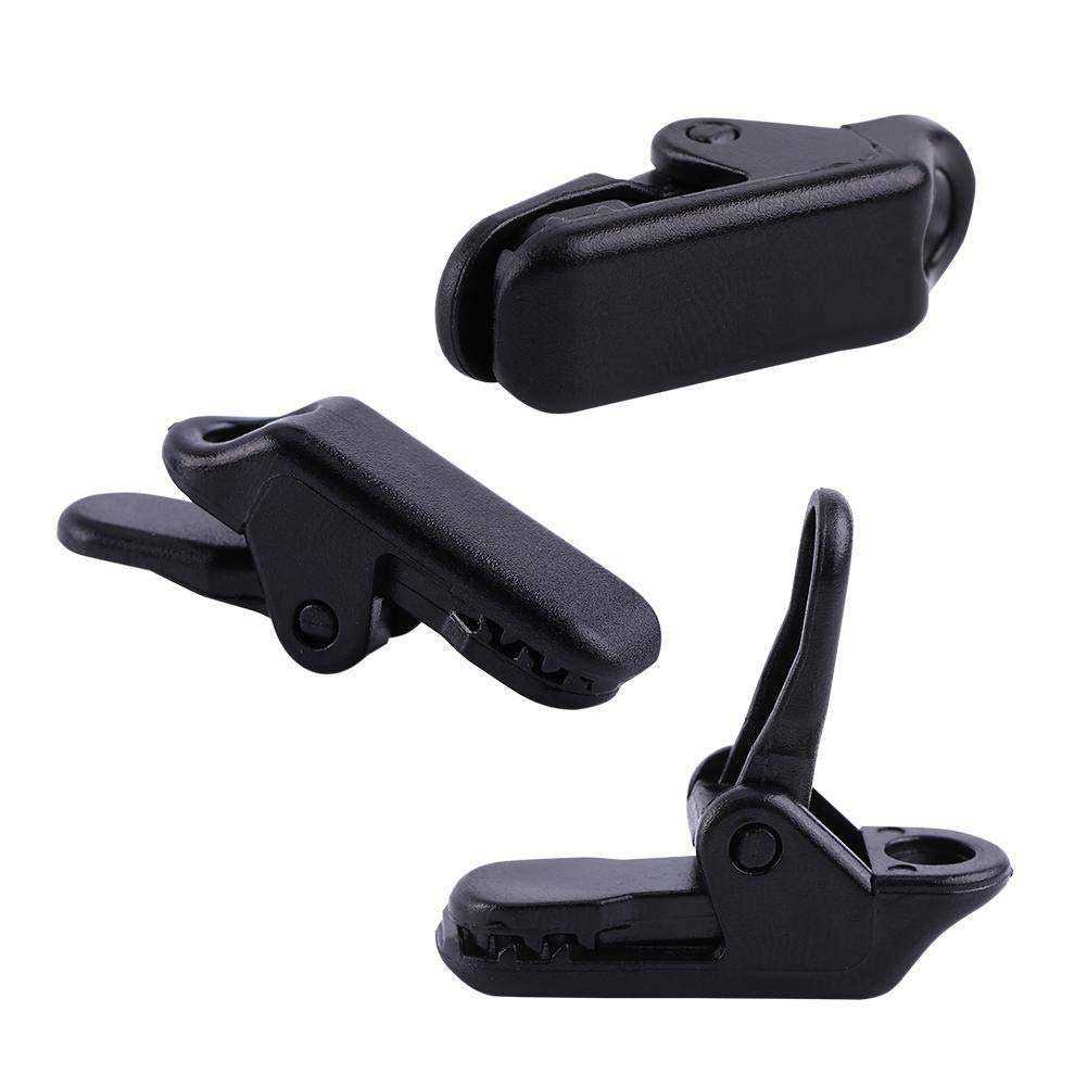 Clips for tarps,20x Cam Awning Clamp Tarp Clips Canopy Clamp Kit Tarp Clips Set Black Tent Snap Replacement for Outdoor Cam Tent, Awning, Caravan