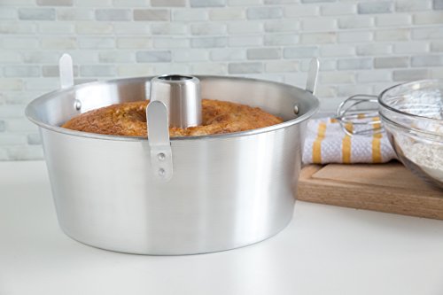 Fox Run Loose Bottom Angel Food Cake Pan, Aluminum, 10.75-Inch