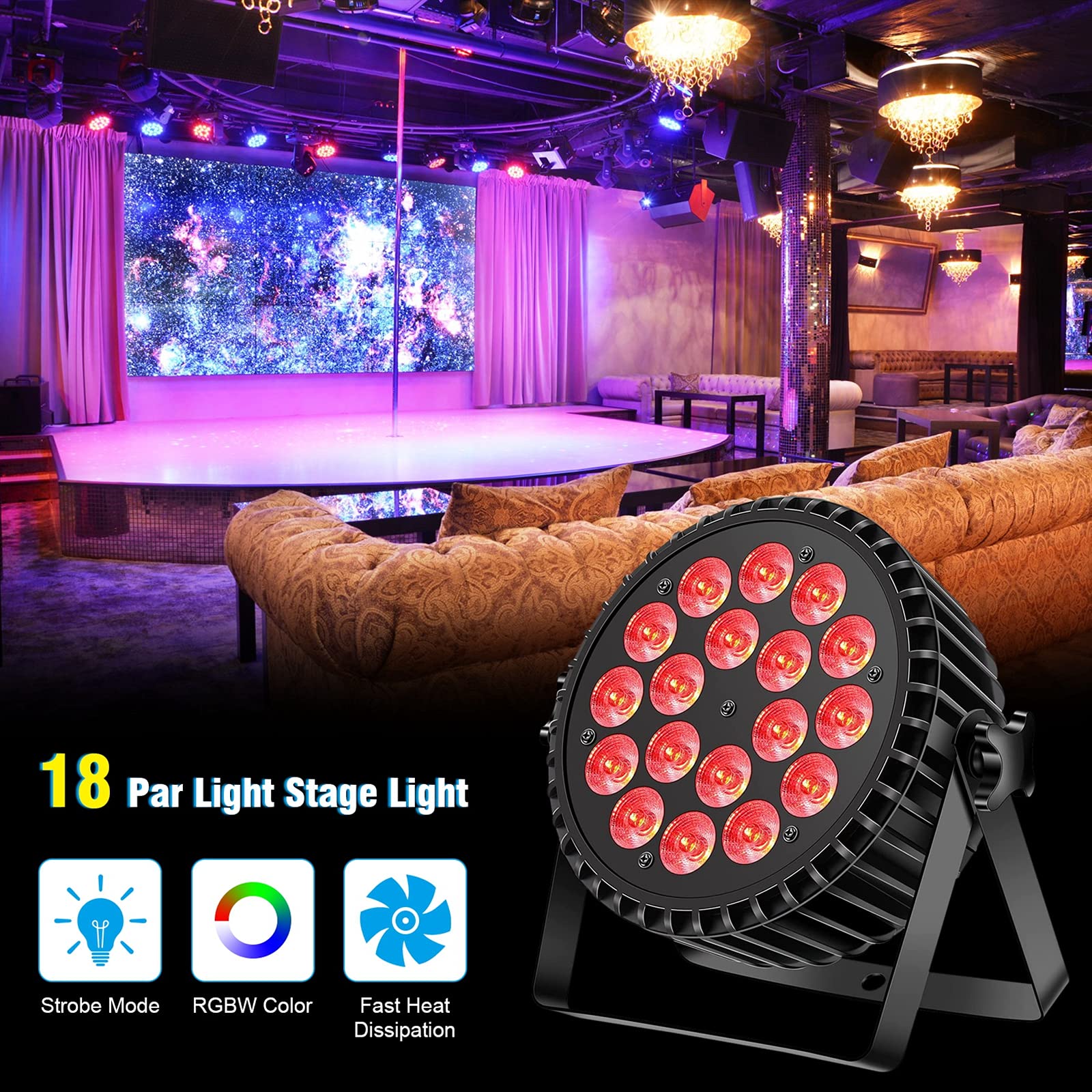 U`King 2 Packs of 9.8 ft/3m DMX Cables, 3 Pin DMX Cable XLR DMX512 Male to Female Stage Lighting Signal Cable Widely Used for Stage and DJ Lighting Connection
