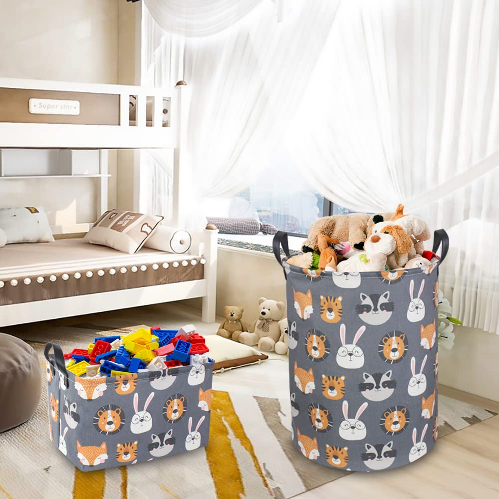 CLOCOR Laundry Basket,Laundry Hamper,Collapsible Storage Bin,Canvas Fabric Clothes Baskets,Nursery Hamper for Home,Office,Dorm,Gift Basket (Wheat arrows)