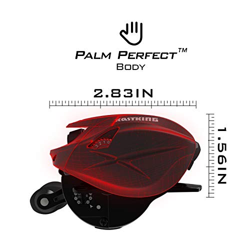 KastKing Speed Demon Elite Baitcasting Reels,8.6:1 Gear Ratio Fishing Reel,Right Handed Baitcaster